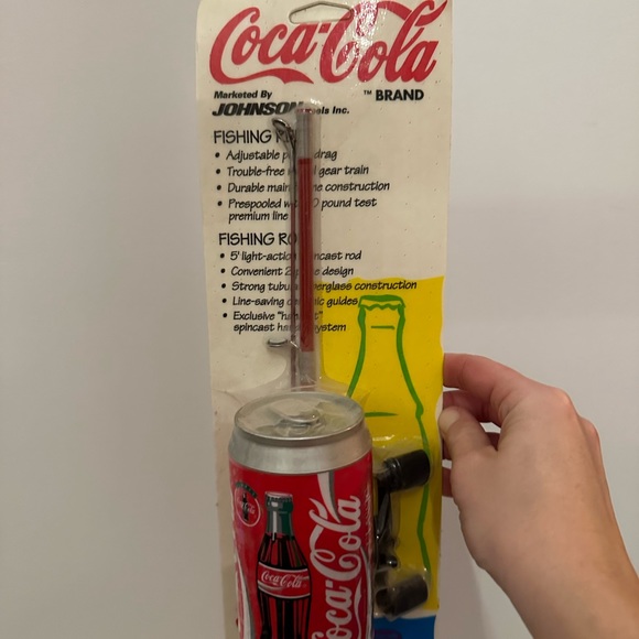 Other | New 1995 Johnson Reel Co Coca Cola Fishing Reel Rod Combo In ...